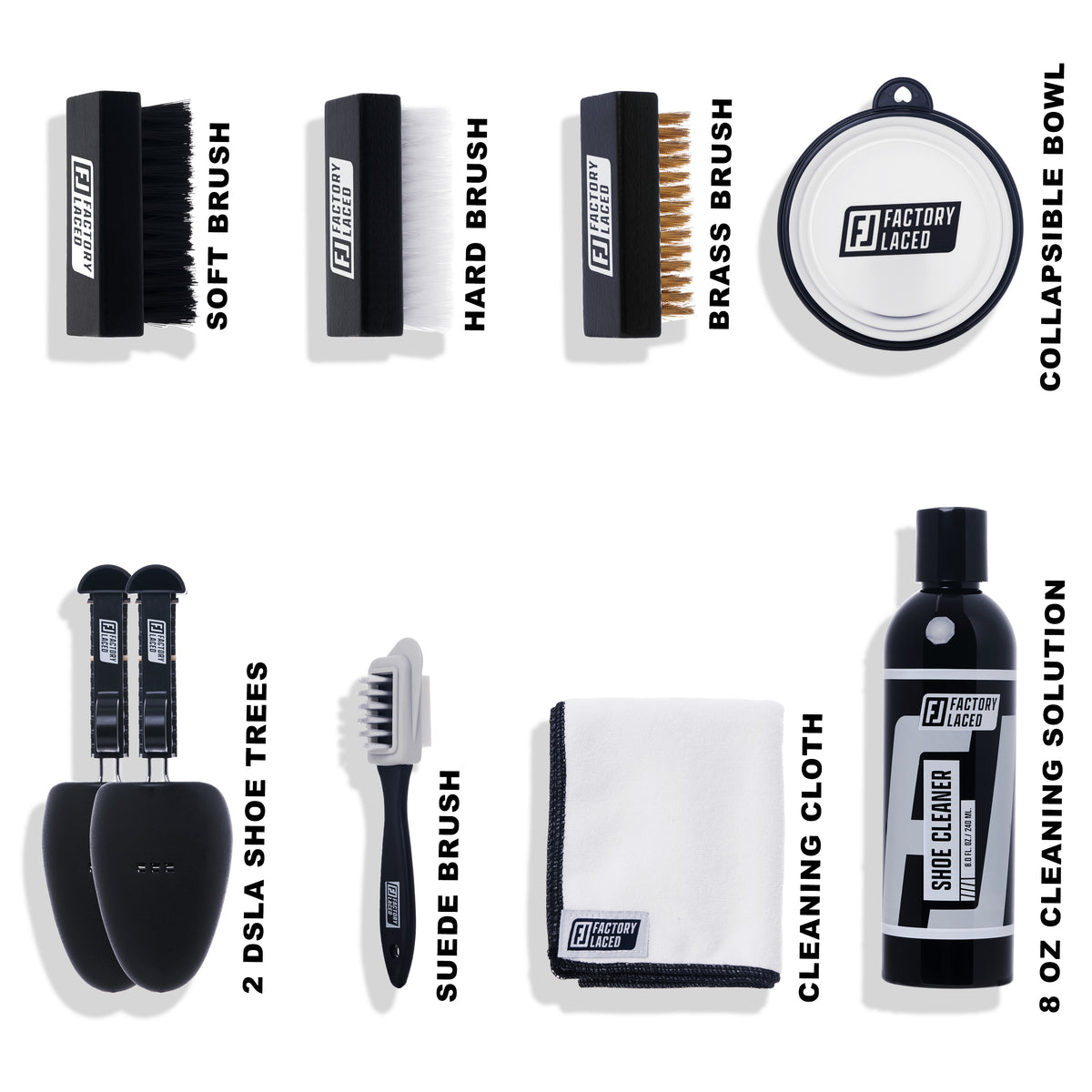Factory Laced Ultimate Cleaning Kit (4 Brush Kit) – FACTORY LACED